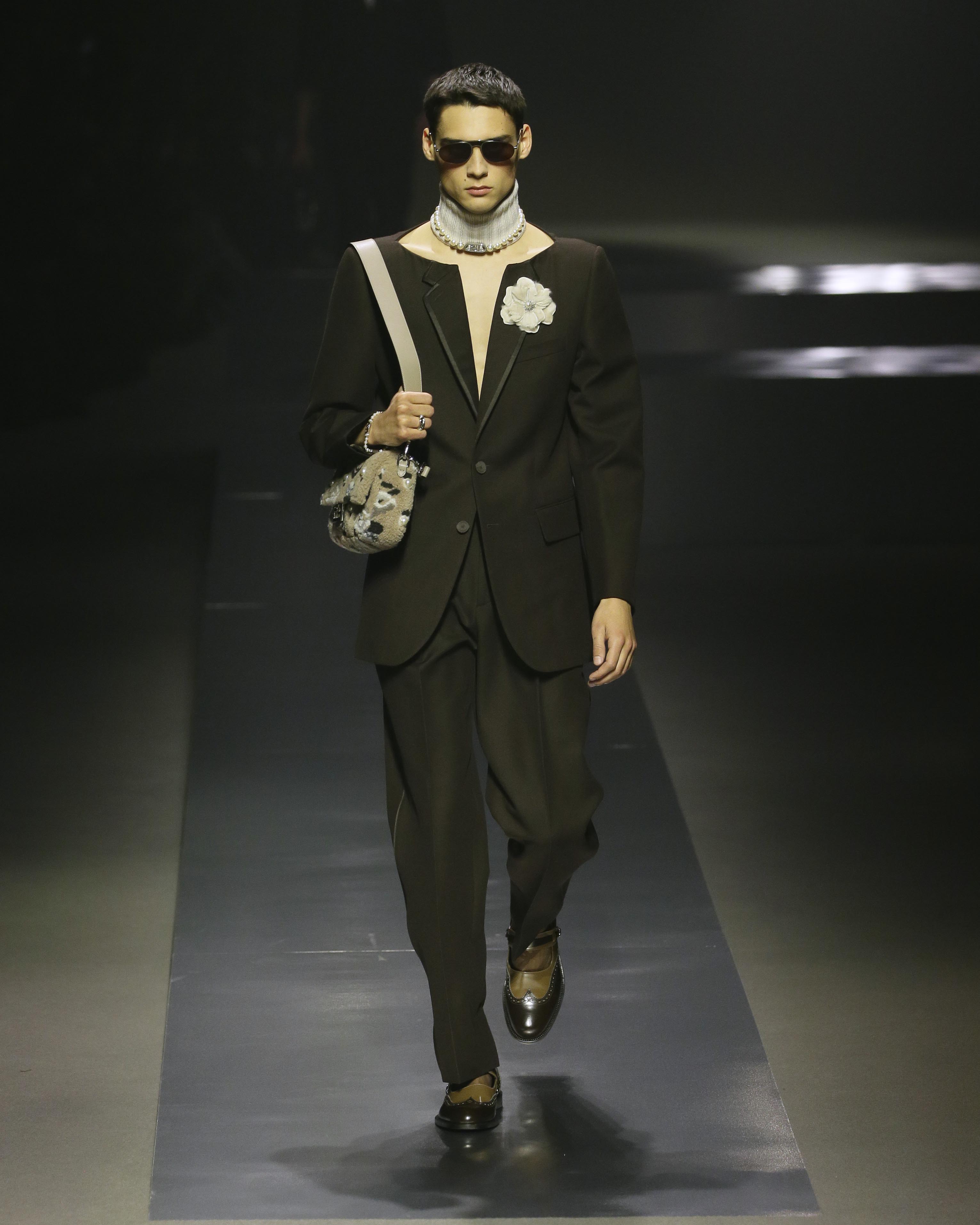 FENDI 2022秋冬男装秀造型-FENDI芬迪官网
